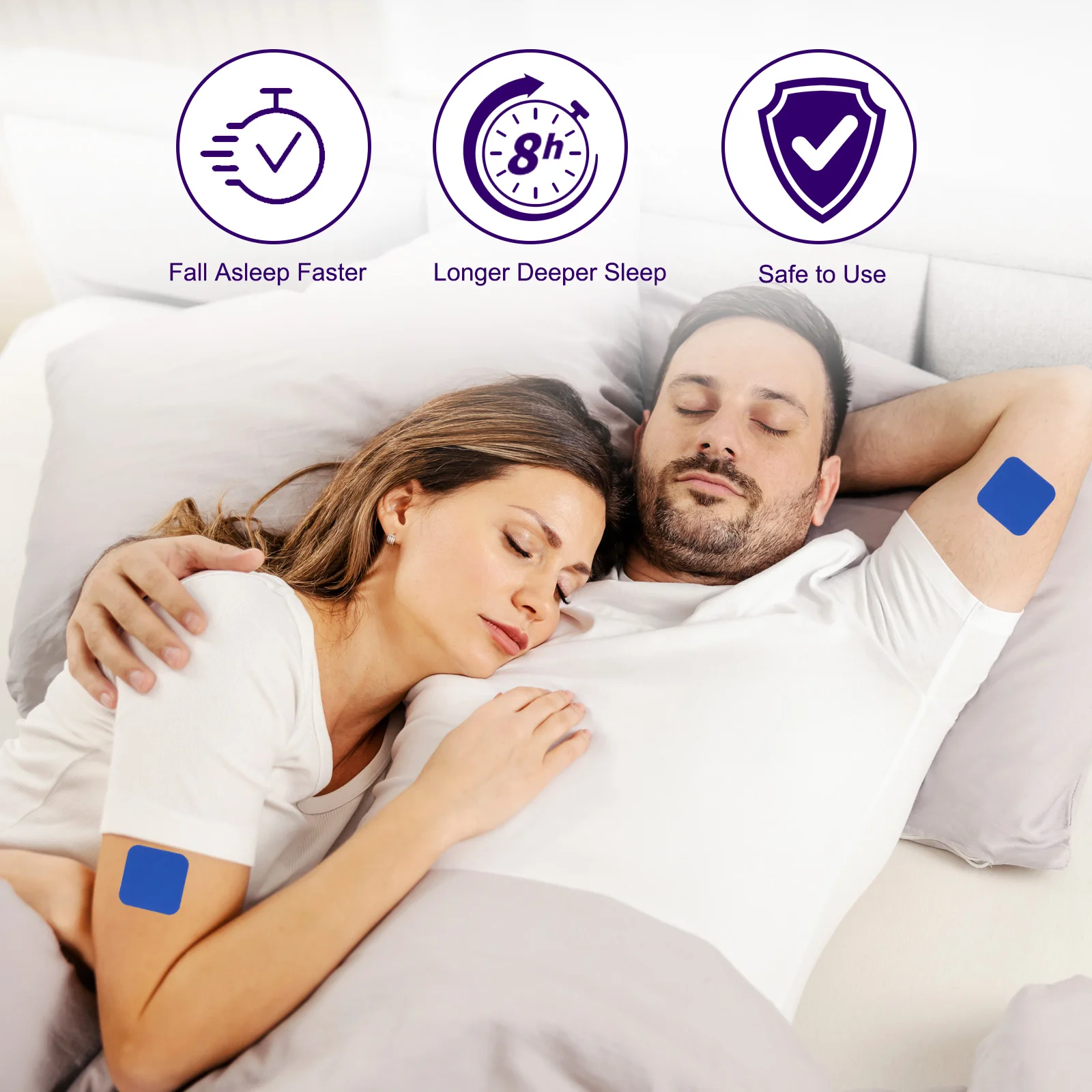 SEFUDUN Sleep Patches - Natural Melatonin for Restful Sleep