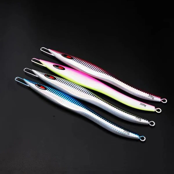 Gorgons 150g S-shaped Fast Sinking Jigs Saltwater Glow Luminous Lead ...