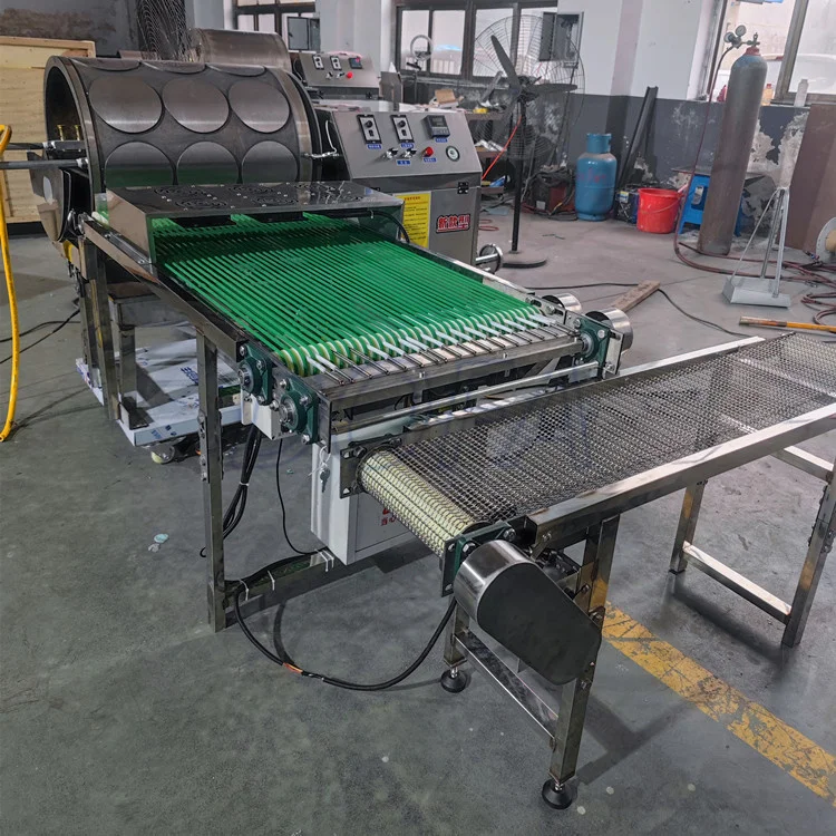 Gas Heating Automatic Samosa Pastry Sheet Maker Roti Lumpia Wrapper ...