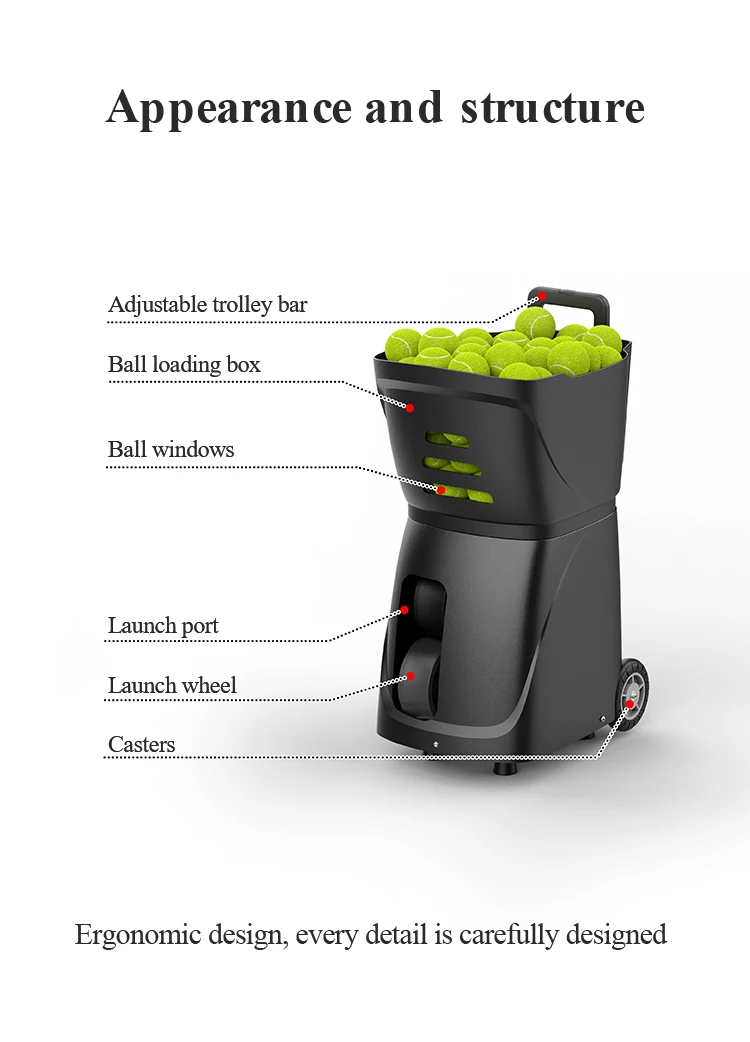 Padel Machine Ball - Professional Tennis Training Equipment