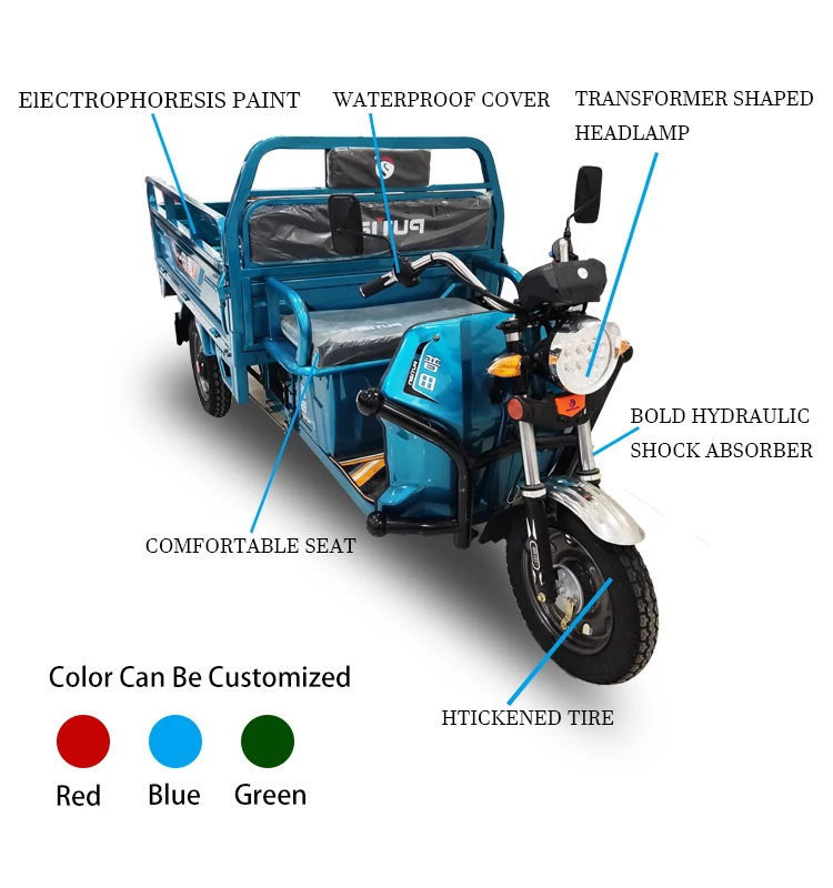 Factory Heavy-carry-load-3-wheel-cargo-tricycle Heavyduty Cargo ...