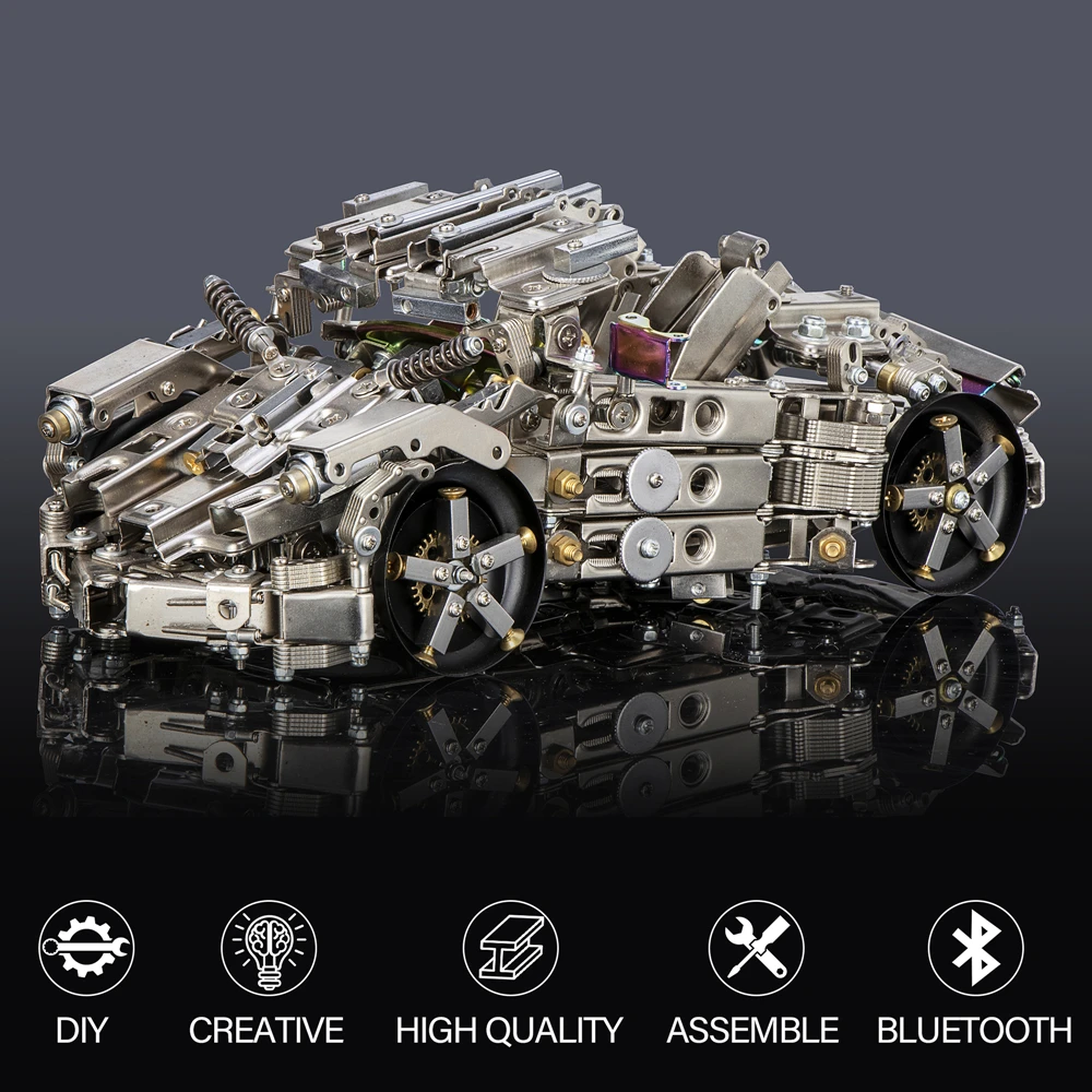 2021 Hot Sales Metal Build With Bluetooth Speaker Metal Car Model Kits ...