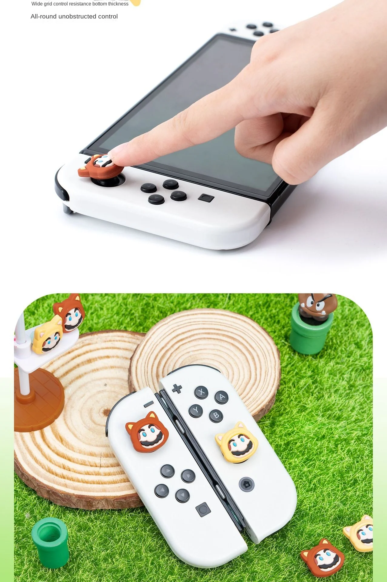 New Product Nin Tendo Switch Oled/switch Joystick Thumb Stick Cap ...