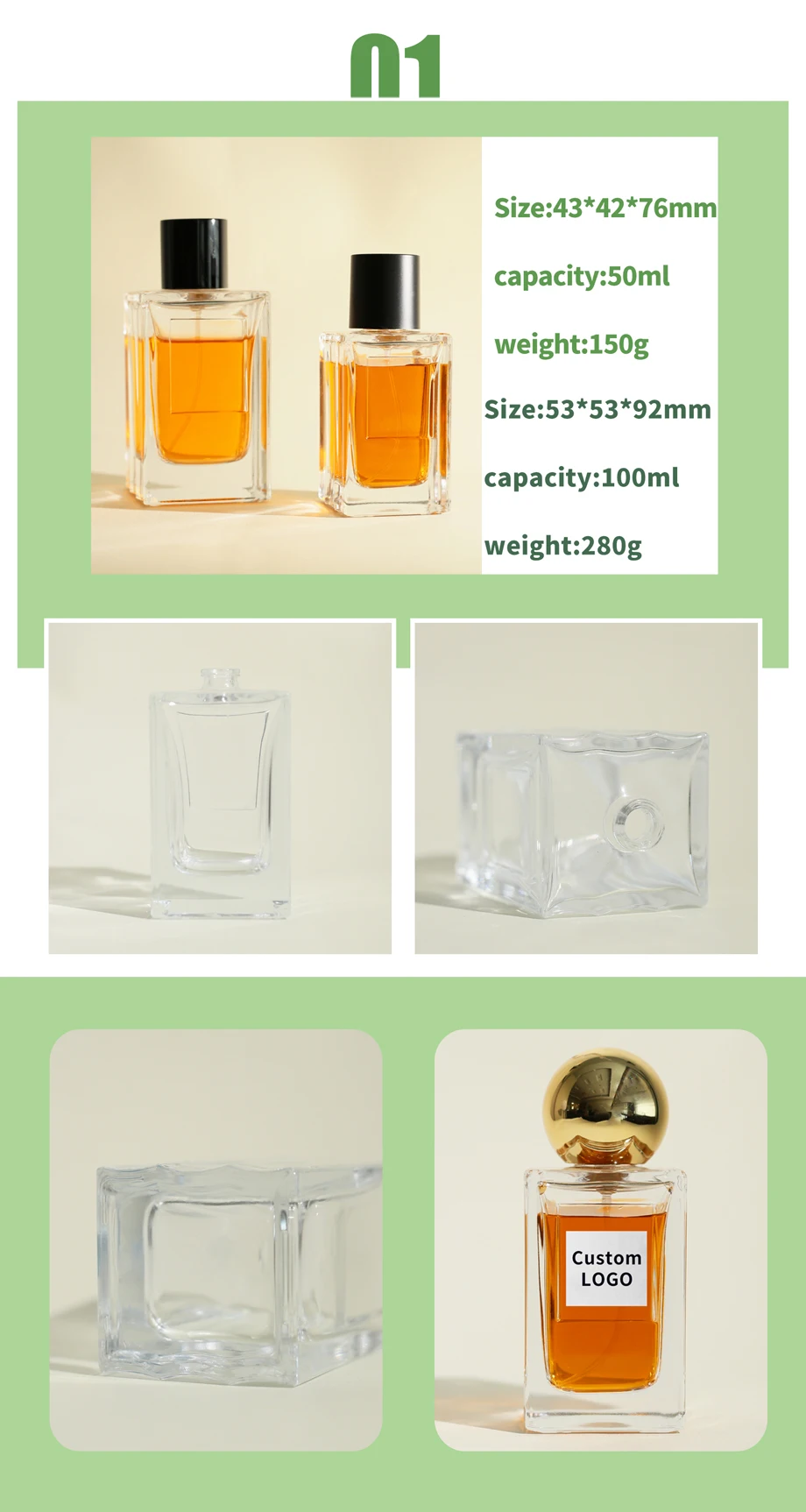 Shop Our 2024 OEM Custom Perfume Bottles - Luxury & Style