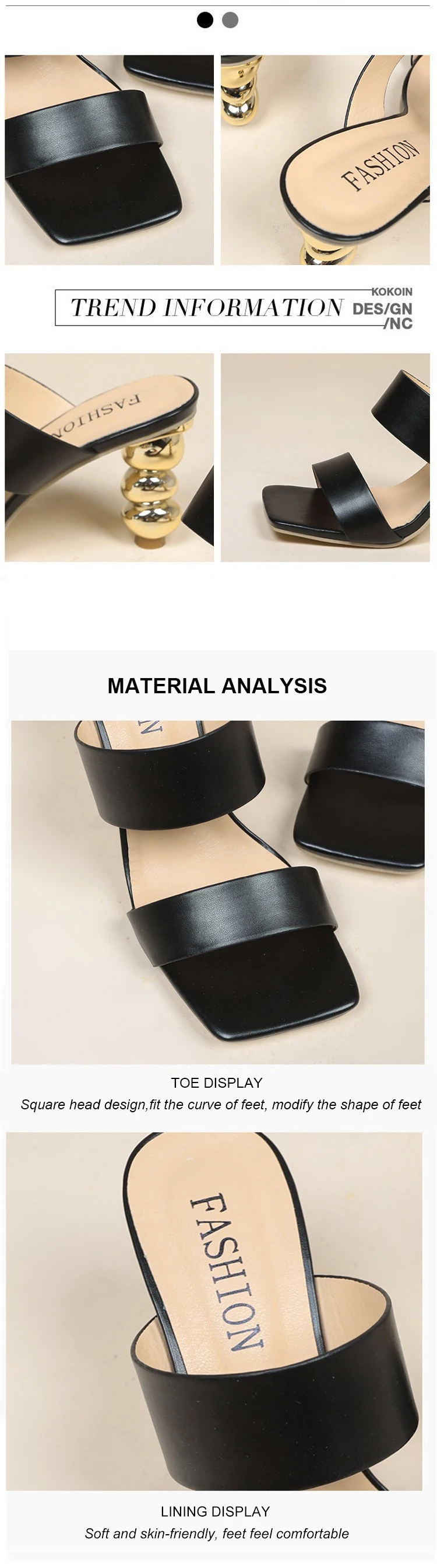 Shop Our 2024 Summer Collection of Soft Toe Heel-Less Sandals