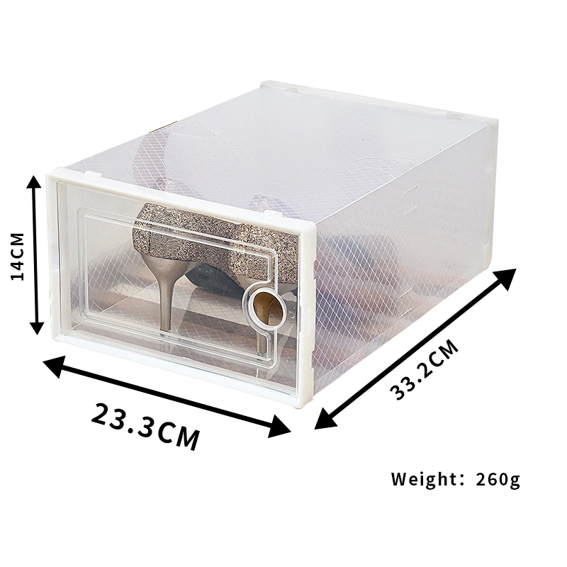 Plastic Simple Flip-top Combination Shoe Cabinet Home Dormitory Magnetic Absorption Box Non ...