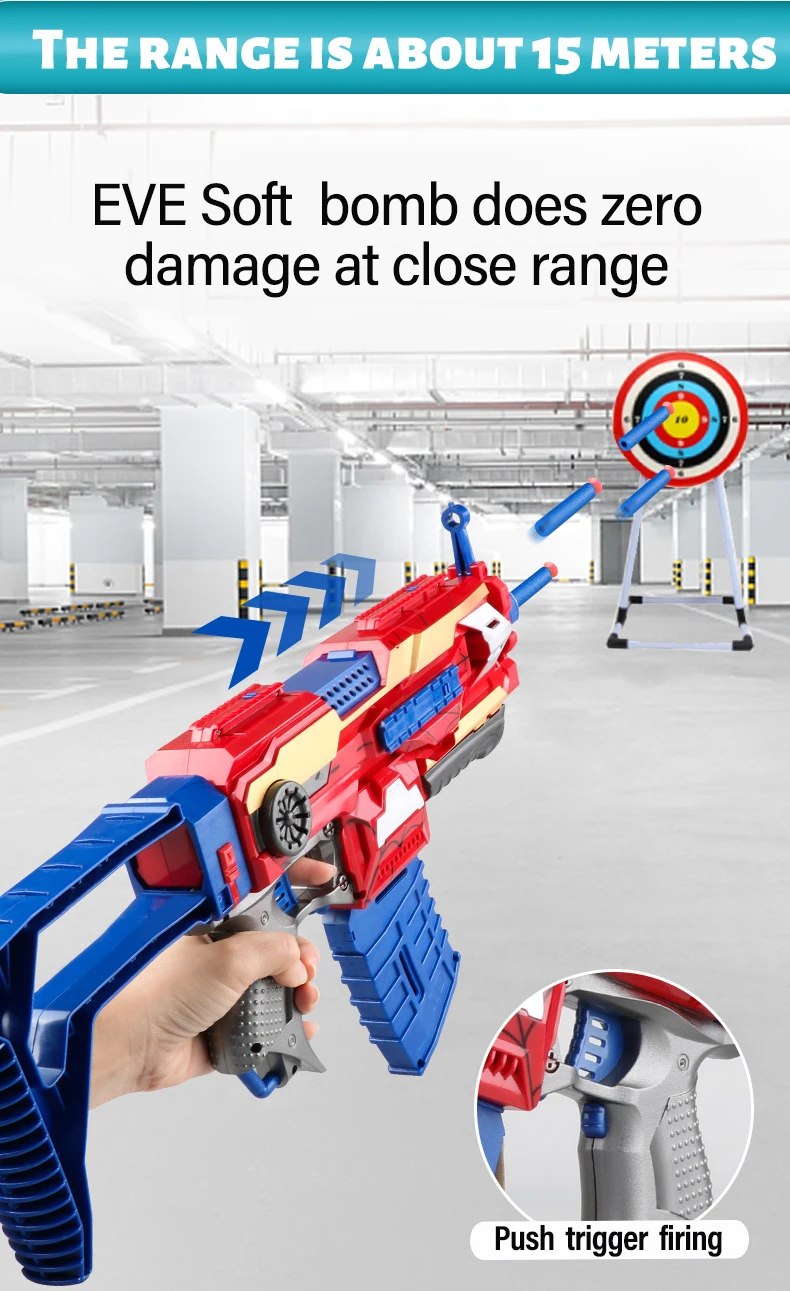 Realistic Shell Ejecting Toy Gun Hrowing Soft Graffiti Assemble Air ...