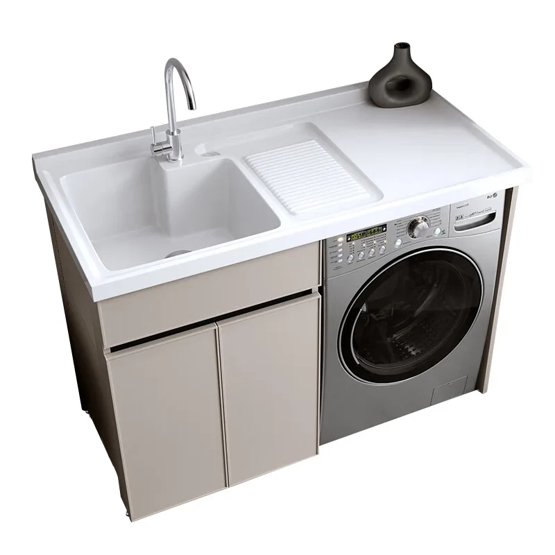 With Sink With Washboard Integrated Basin Space Aluminum Balcony ...