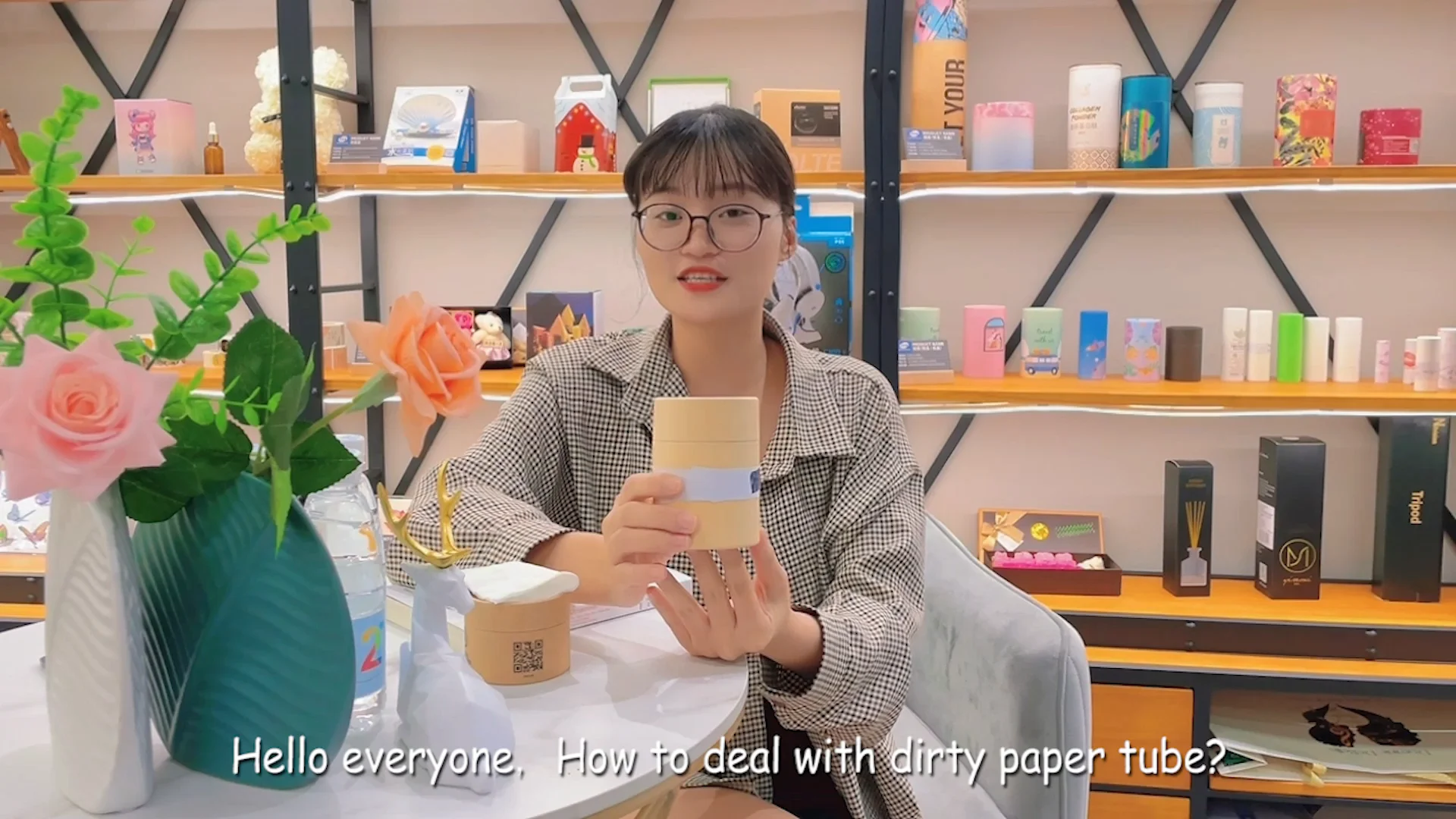 Round Tube Box Container Salt Shaker / Spice Tube With Paper Sifter ...