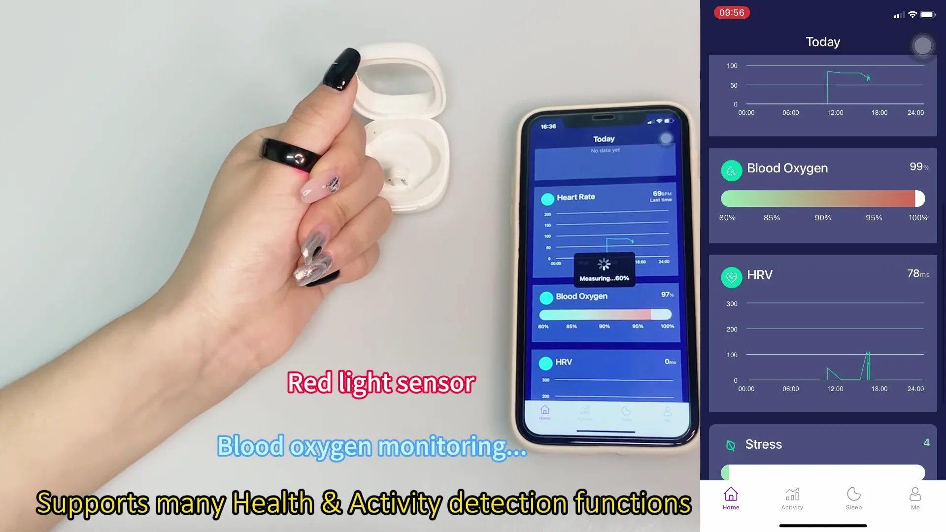 Smartwatch Sports Fitness Tracker Heart Rate Blood Pressure Smart Watch ...