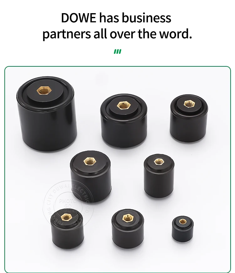 DUWAI SE Series Black Insulators - Reliable Bus Support