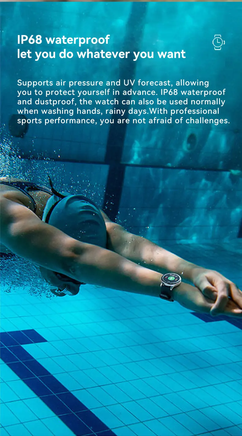 GT3 Max Smart Watch - Touchscreen Fitness Tracker