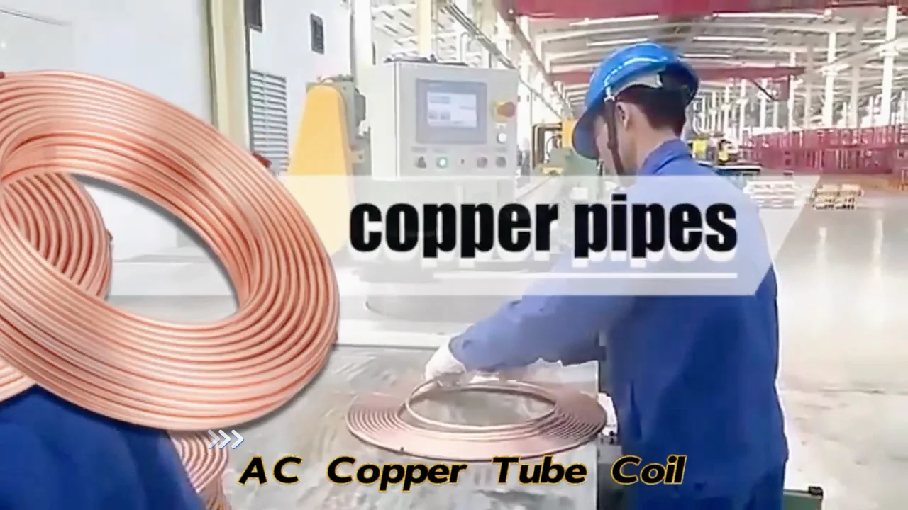 Jis C1100 C1220 Copper Pipe 15m For Air Conditioner Tube 1/4 3/8 Copper Pancake - Buy Copper ...