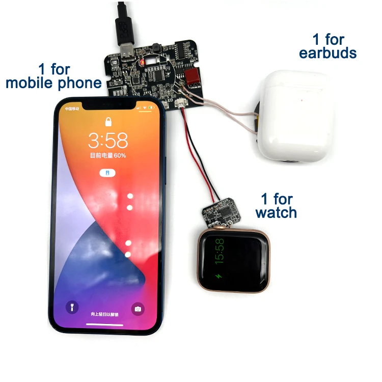 3 In 1 Wireless Charging Pcb Module Customization For Iphones For ...