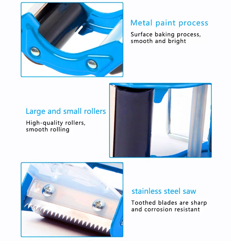 Metal Automatic Large And Small Transparent Wide Tape Cutter Express ...