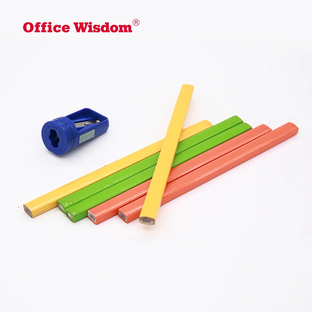 Jumbo Square Shape Carpenter Pencil - 24cm Basswood