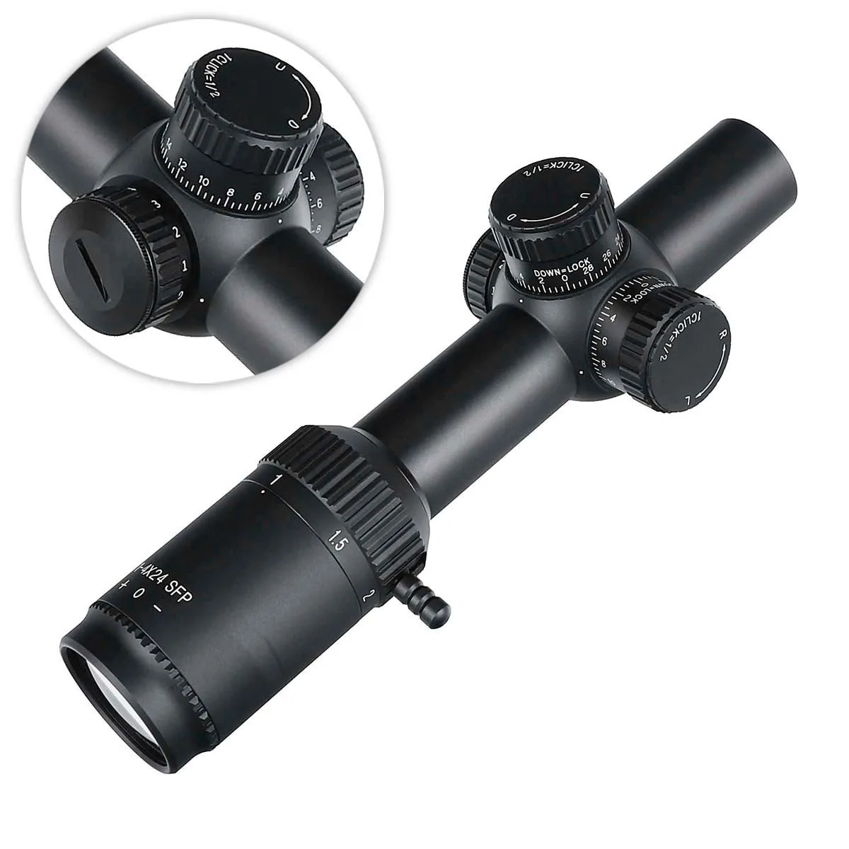Ohhunt 1-4x24 Ir Wire Reticle Optic Scope 30mm Tube Shockproof Compact ...