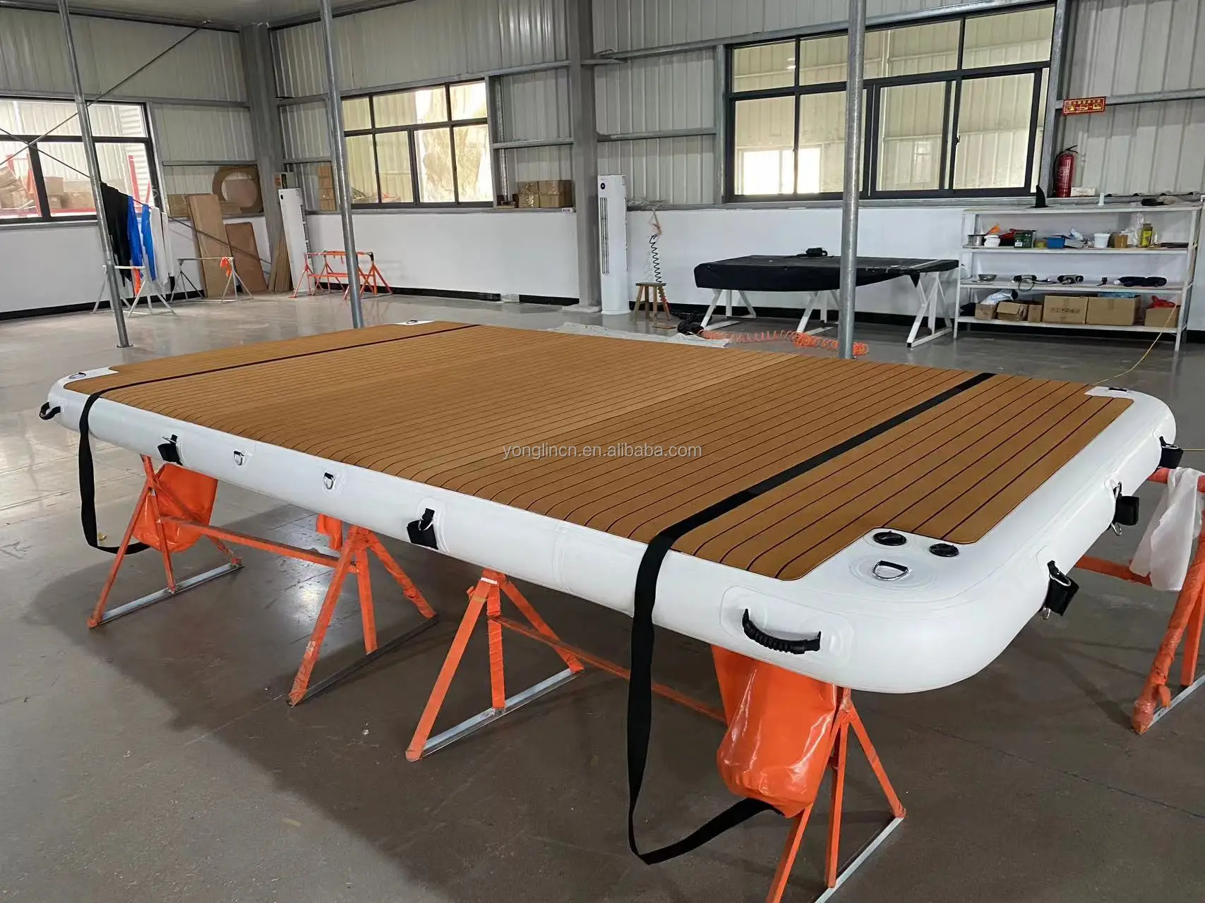 Inflatable Leisure Platform Fun Water Floating Island Dock for Yachts ...
