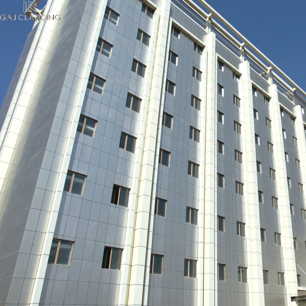 High-rise Metallic Fluorocarbon Coating Cladding Pre-finished Fiber ...