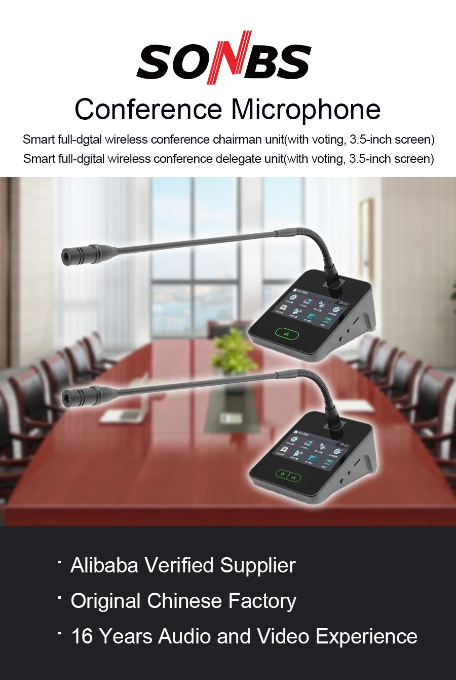 Gooseneck Meeting Room Wireless Microphone Conference Meetings For ...