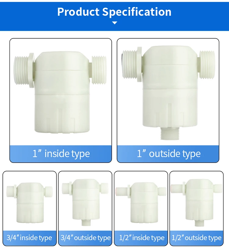 3/4" Quick Stop Advance Float Valve - Automatic Water Level Control