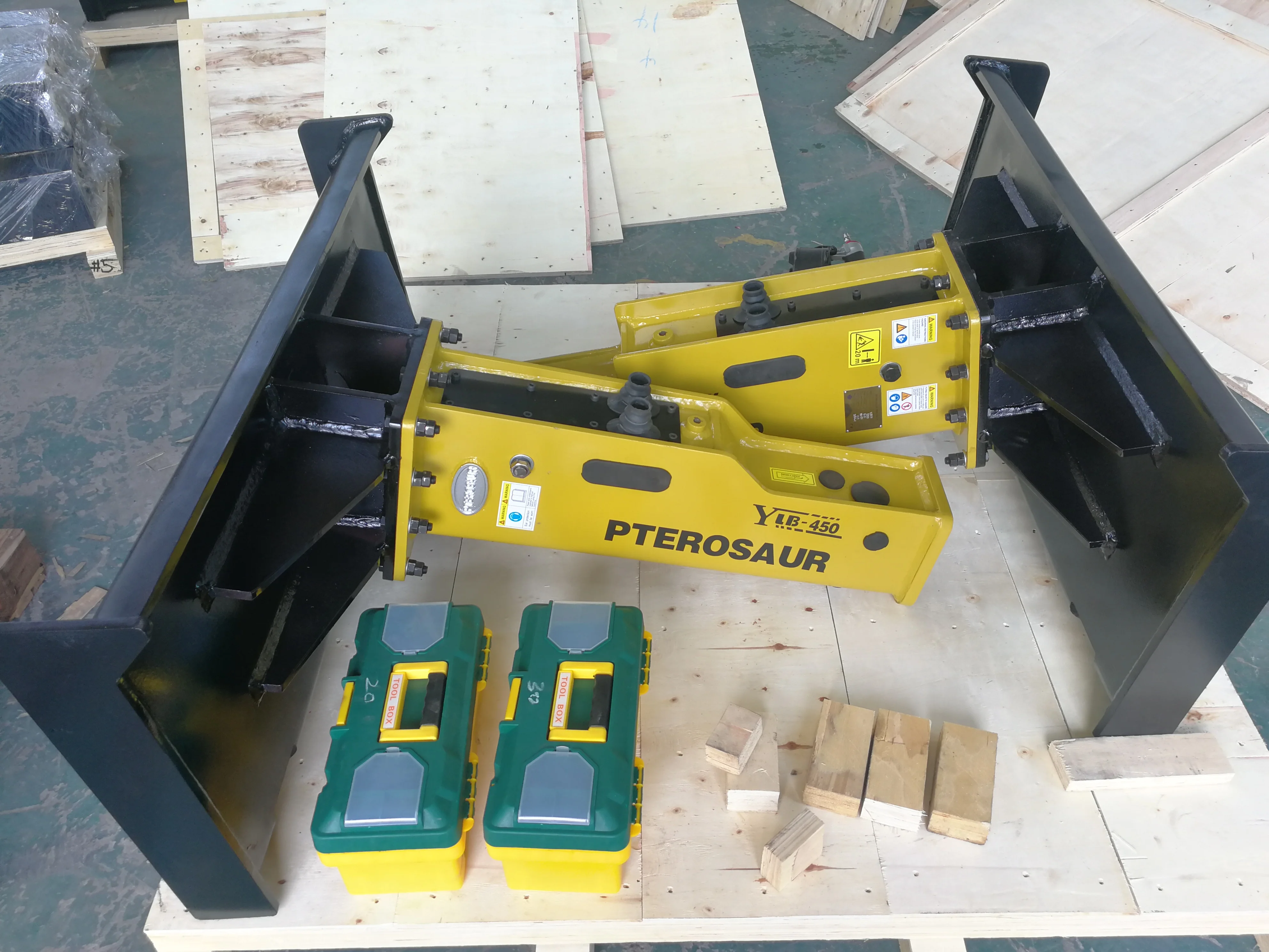 Hammer Mixer Bucket For Mini Skid Steer Loader Accessory Hydraulic ...