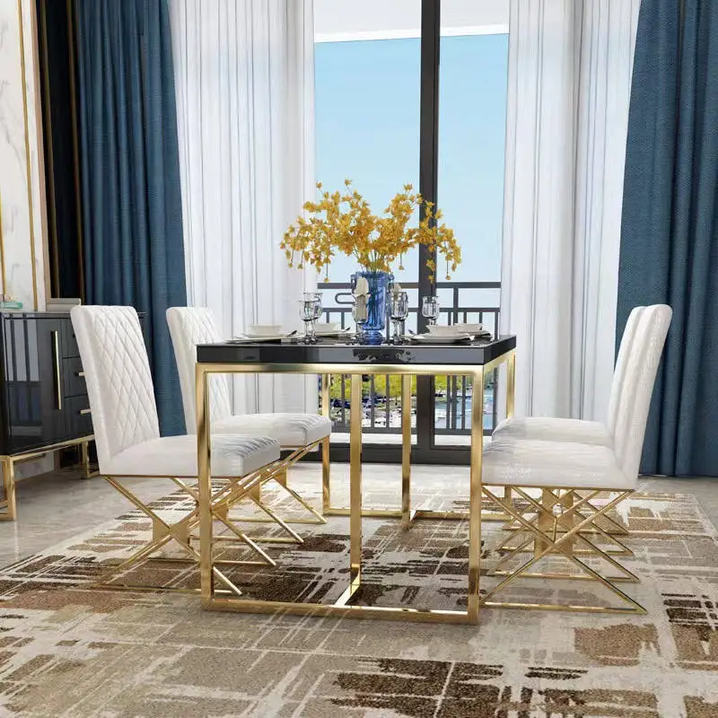Modern Luxury And Beautiful Dining Table And Chair Set High End Hotel ...
