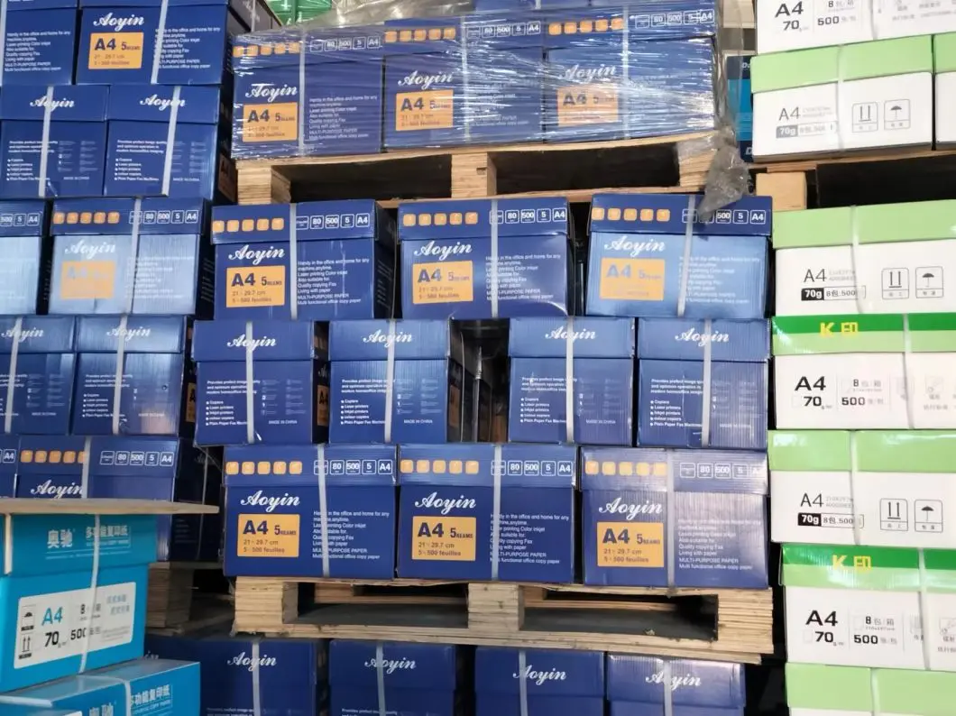 Kaisa China A4 Super White Copy Paper Factory Supply Cheap Bond Paper ...