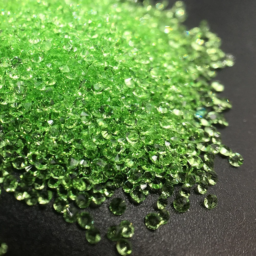 Cy 1.2mm Peridot Micro Pixiebead Nail Crystal Round Bulk Rhinestone ...