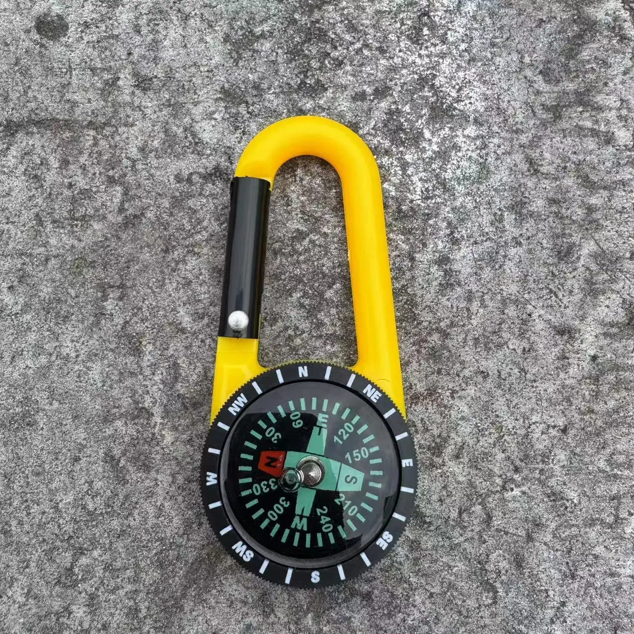 Carabiner Compass Mini Compass Multiple Colors Hook Magnetic Compass ...