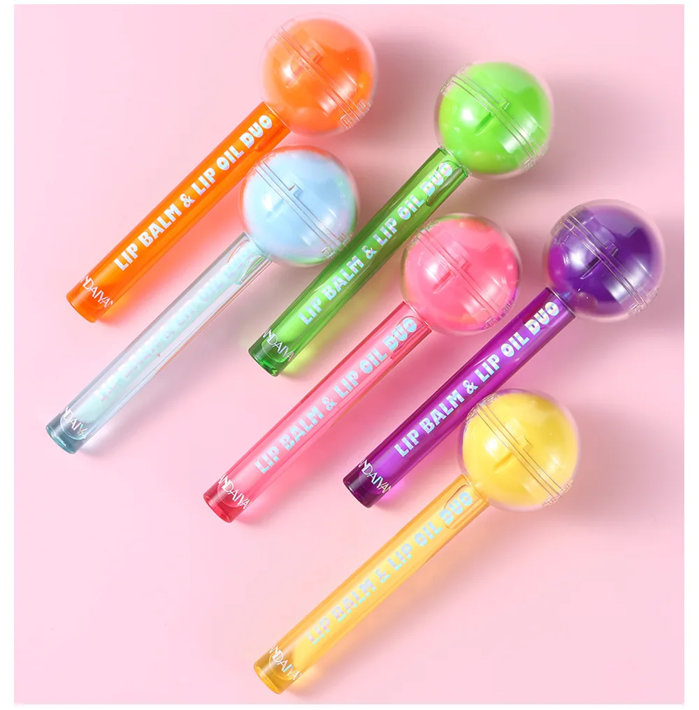 Tik Tok Hot Selling Color Changing Lollipop Lip Balm Water Toot Anti ...