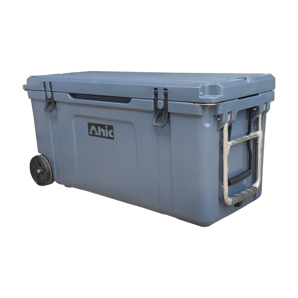 Large Capacity Ice Box Rotomolded Plastic Ahic Wheeled Cooler - Buy ...