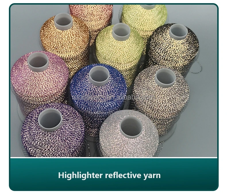 Wholesale Highlight Fancy Braid Polyester Blended Yarn Microglass Bead ...