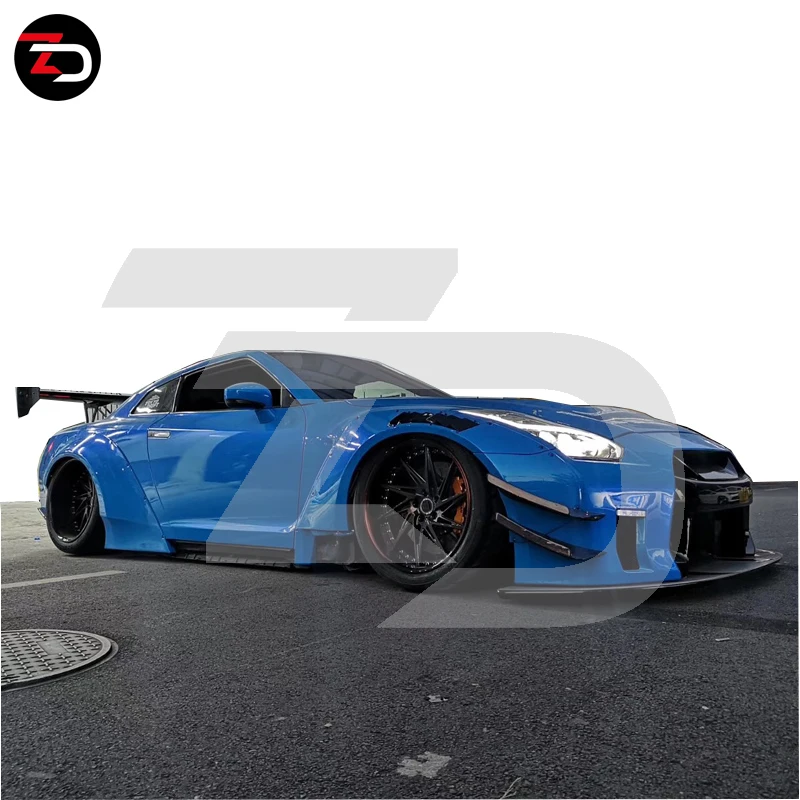 High Quality Gtr R35 Lb V2 Style Wide Body Kit Bumper Fender Flares ...