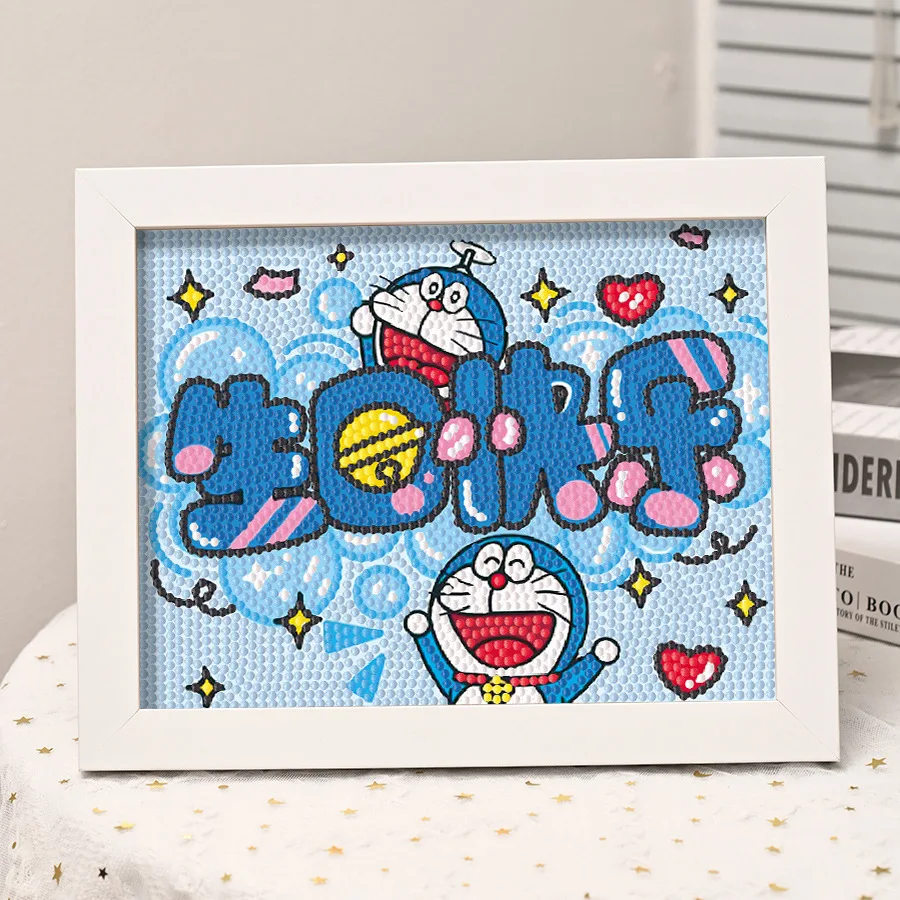 Sanrio Kuromi Sponge Doraemon Crayon Shin-Chan DIY Paintings