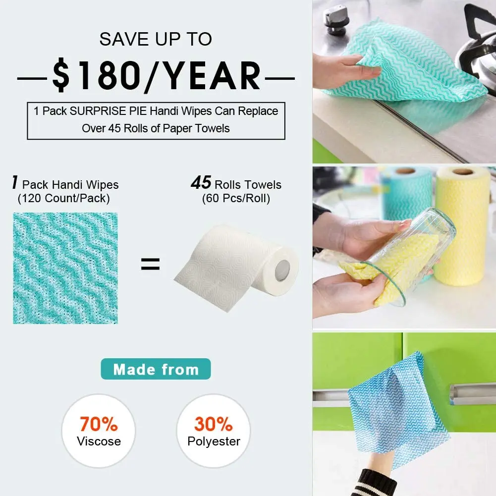 70% Viscose Chux Cloth Roll - Super Absorbent & Durable