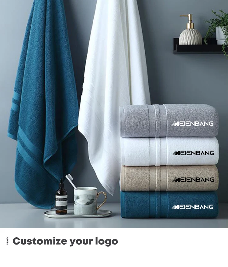 Wholesale Custom Logo 100% Cotton Bath Towels - Quick Dry