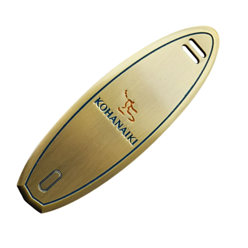 Custom Dark Antique Copper Golf Surfboard Bag Tag Hook Zinc Alloy ...