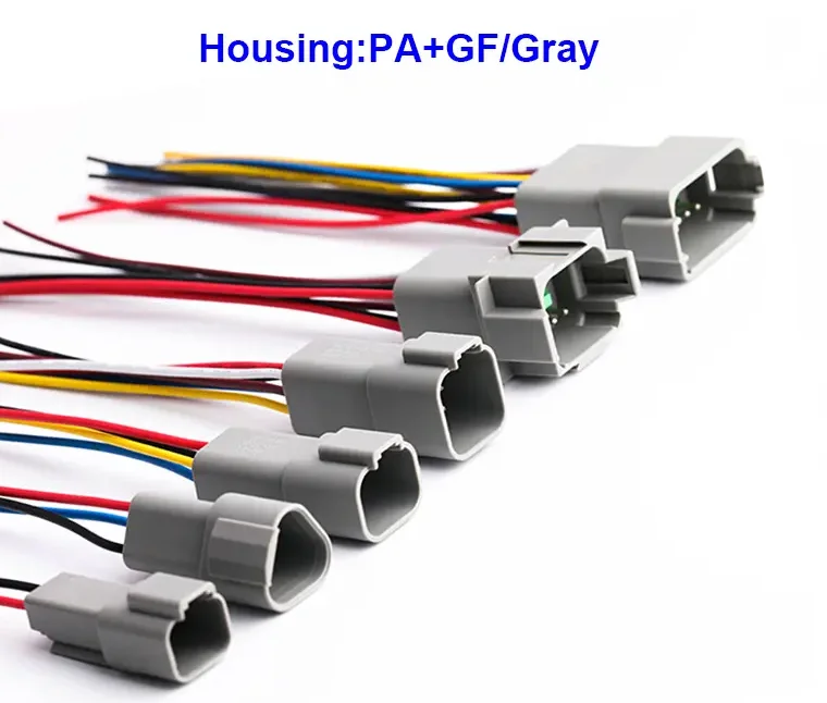 Wavelink Custom Deutsch DTM 2 3 4 6 8 12Pin Automotive Waterproof ...