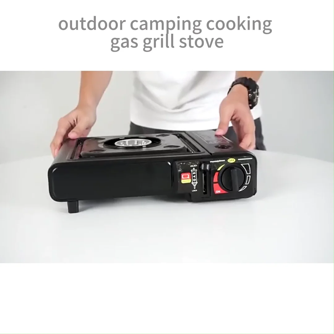 Portable Butane Stove Outdoor Barbeque Grill Portable Camping Stove ...