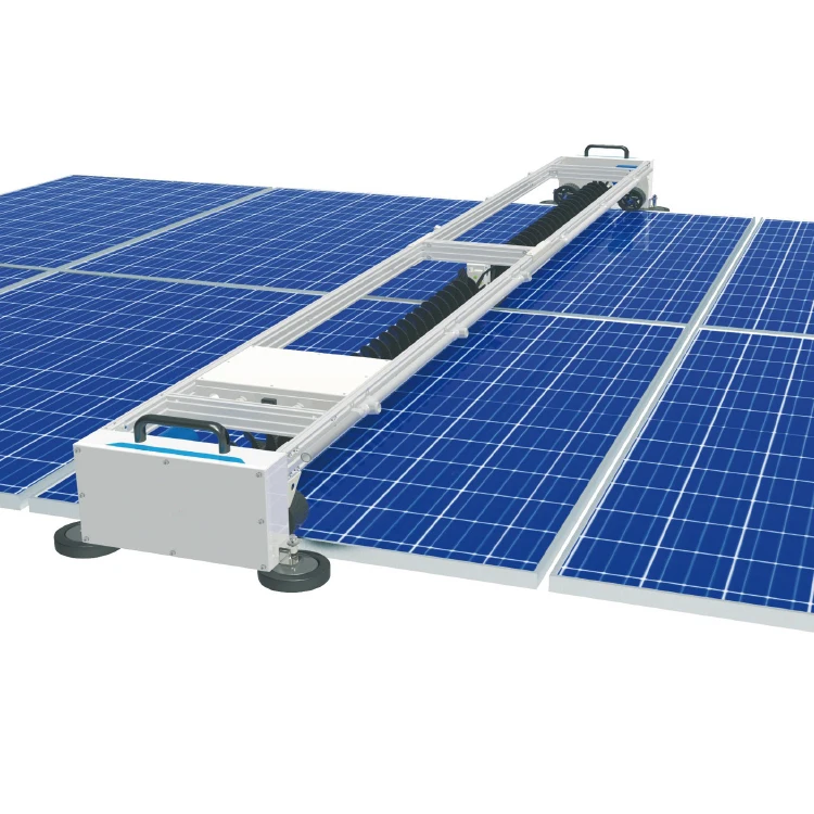 Trackless Intelligent Pv Cleaning Robot Automatic Solar Panel Cleaning ...