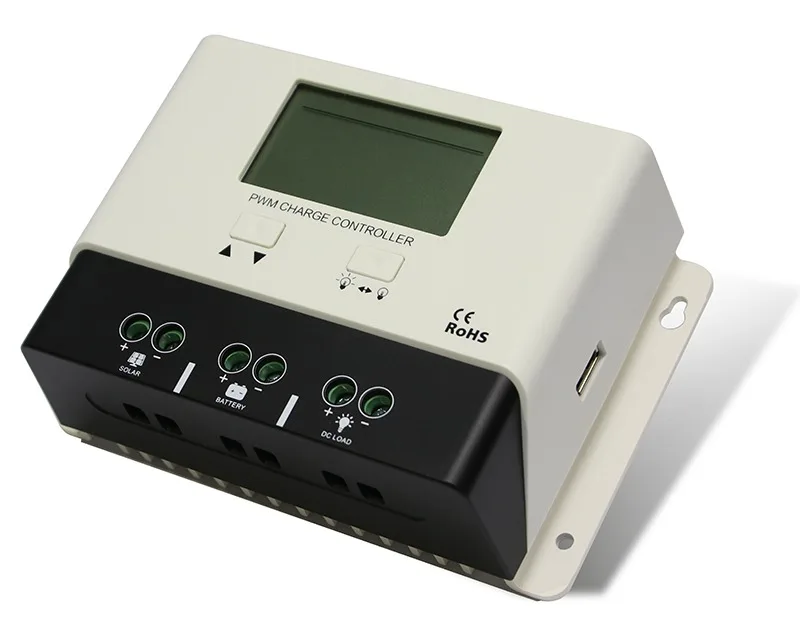 40a Pwm Solar Charge Controller Solar Controllers With Lcd Display ...