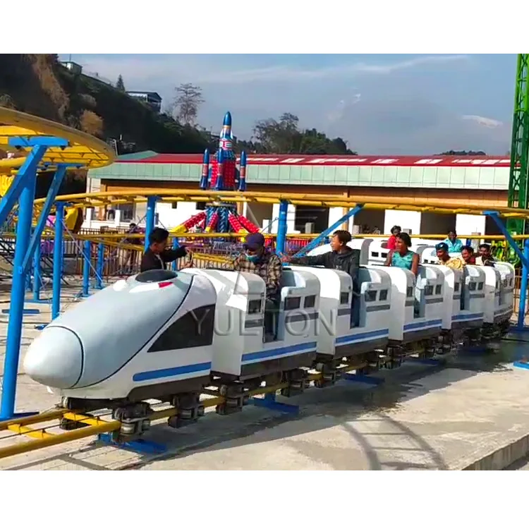 Outdoor Playground Adult Theme Park Equipment Roller Coaster Electric ...