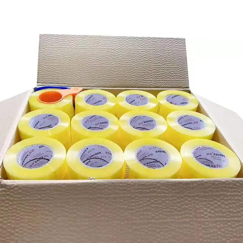 Custom Factory Packing Opp Transparent Bopp Sticky Shipping Box Package ...