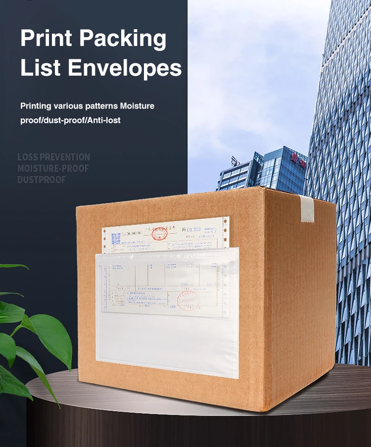 JiJiD Packing List Envelope/ Packing List Envelope for A4 Size Self ...