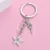 Hot Sale Angel Keyring Angle Shaped Keychain Festival Gift Metal Key ...