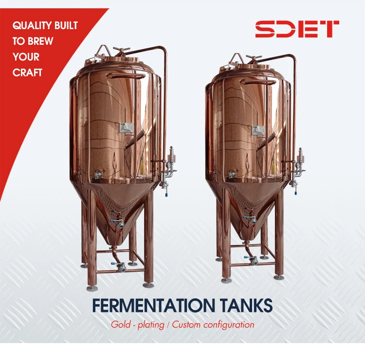 1000L Copper Fermenter - Durable & Efficient Brewing