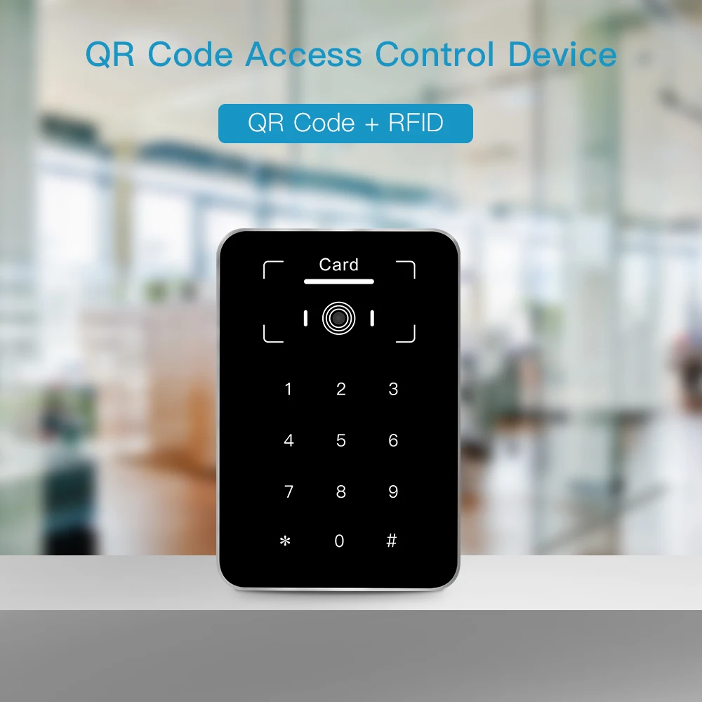 Qr Code Access Control Reader Door Password Opener Scanning Dynamic Qr ...