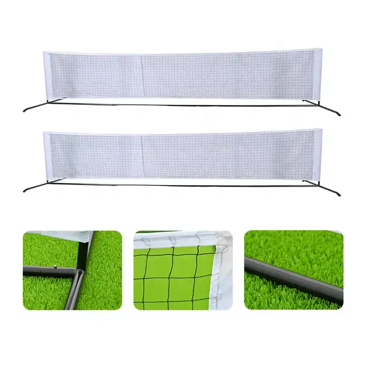 Fold-able Portable Net Set for Tennis, Badminton, & Pickleball