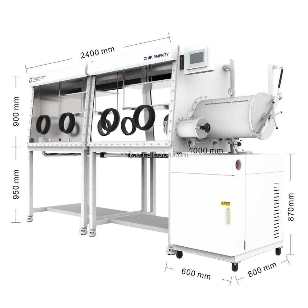 Laboratory Vacuum Glove Box - 1ppm Water, Oxygen Content
